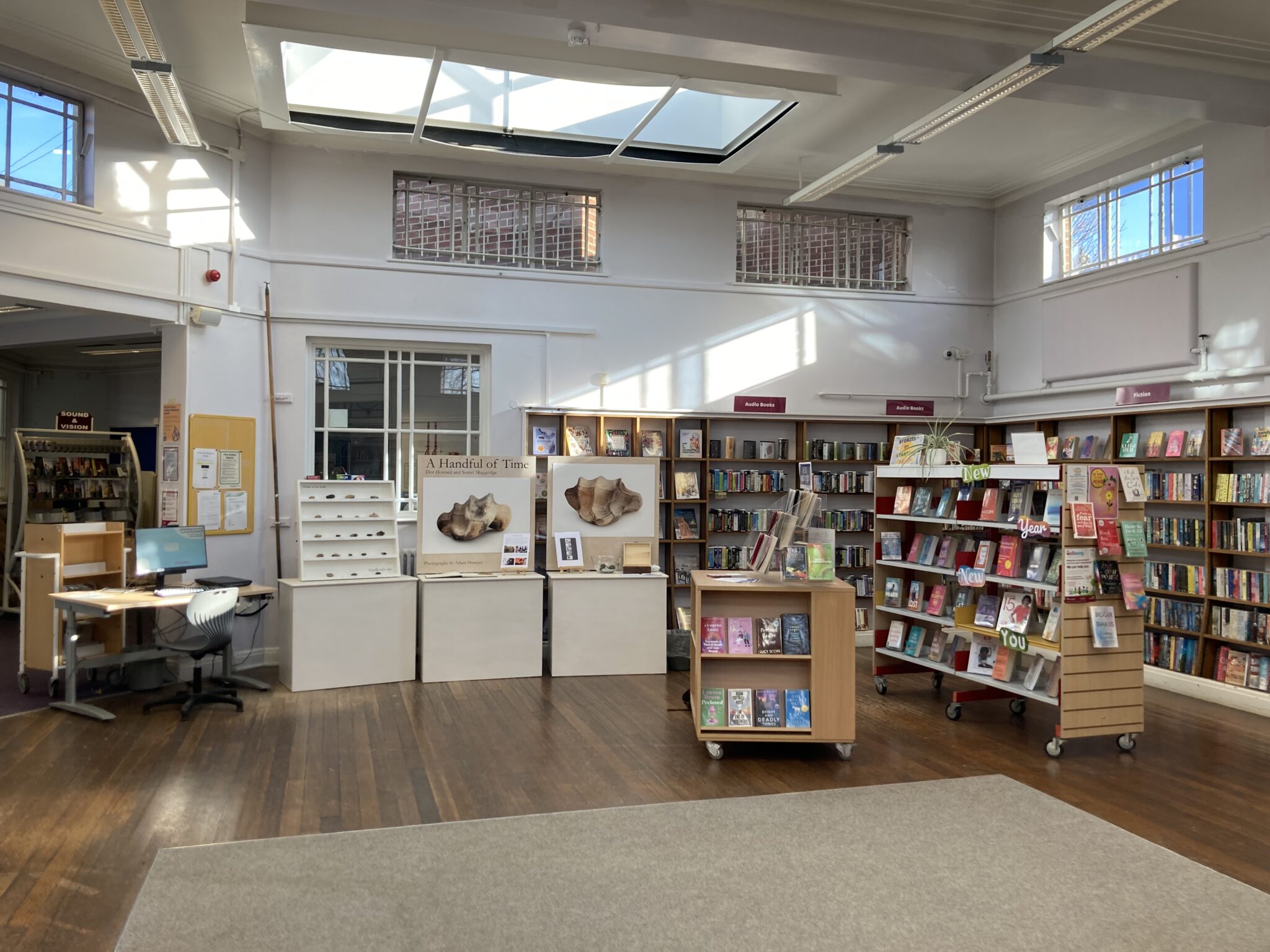 We are at Plumstead Road Library, Norwich - A Handful of Time